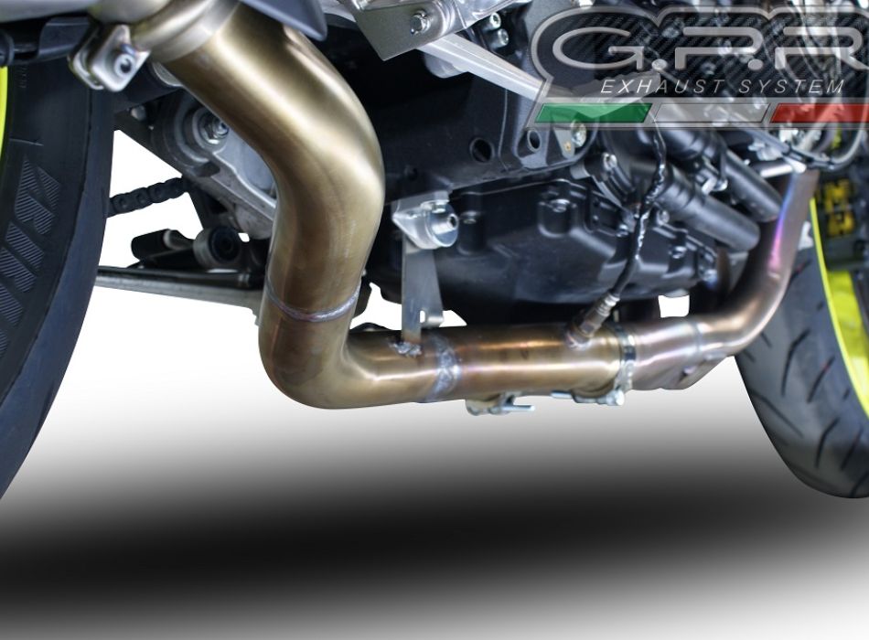 GPR exhaust compatible with Yamaha FZ-10 2016-2024, Furore Nero, Mid ...