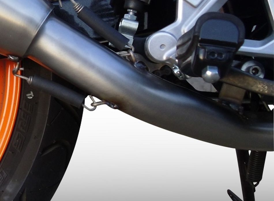 GPR exhaust compatible with Honda CBR125R 2011-2016, Furore Nero, Full ...