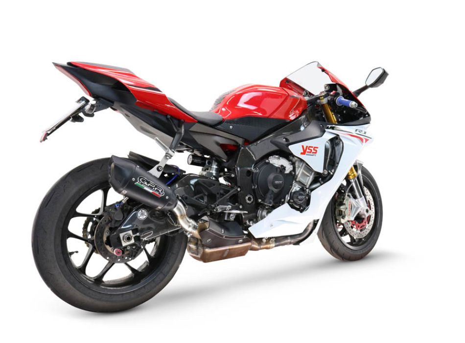 GPR pot echappement compatible avec Yamaha Yzf R1-R1-M 2017-2019, GP ...